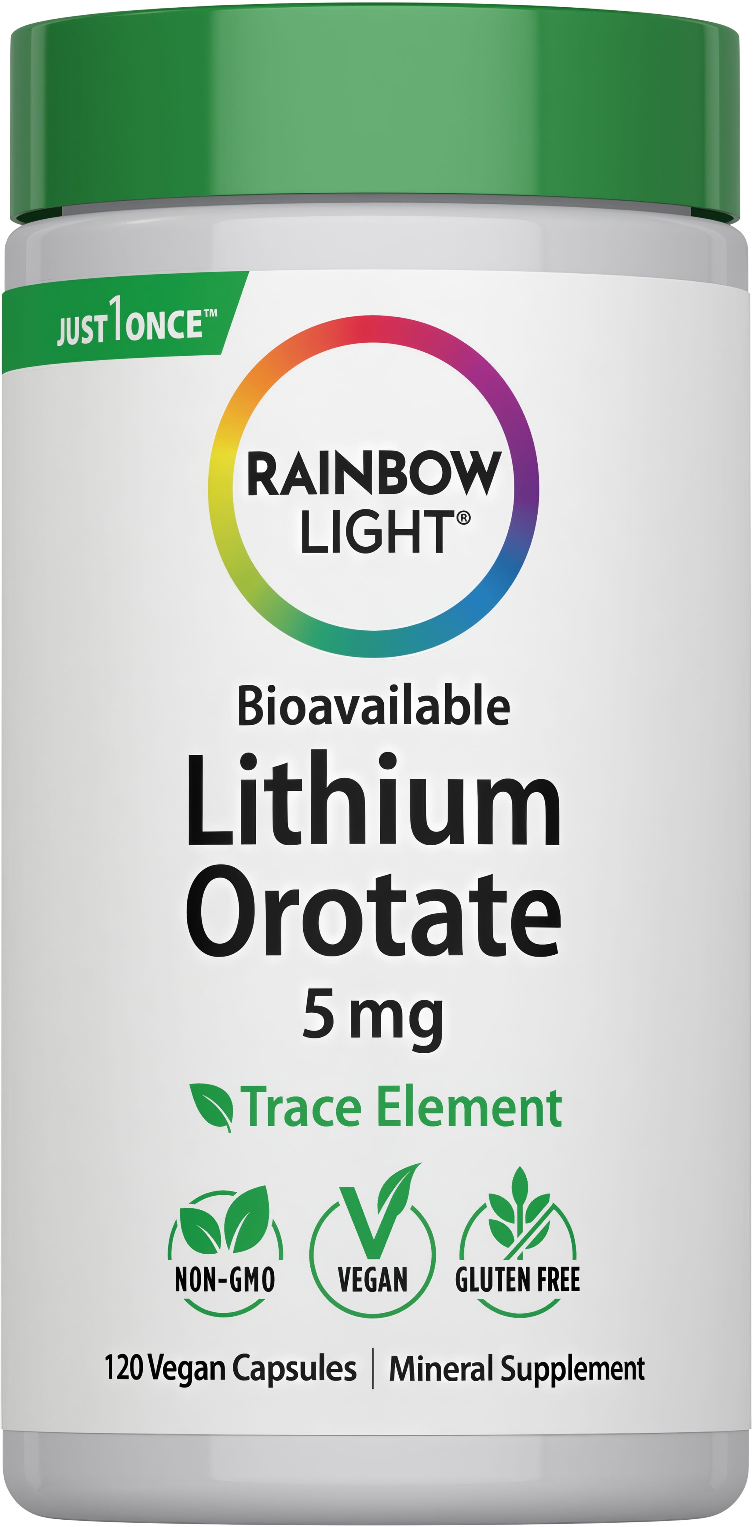Lithium Orotate, 5 mg, 120 Vegan Capsules